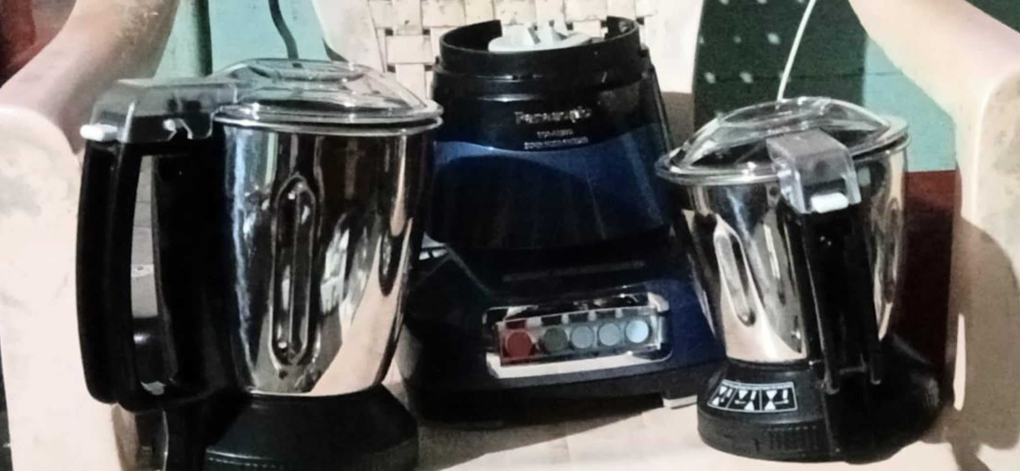Buy Panasonic Mixer Grinder MX-AE375 Monster 2000W Super Mixer Grinder ...