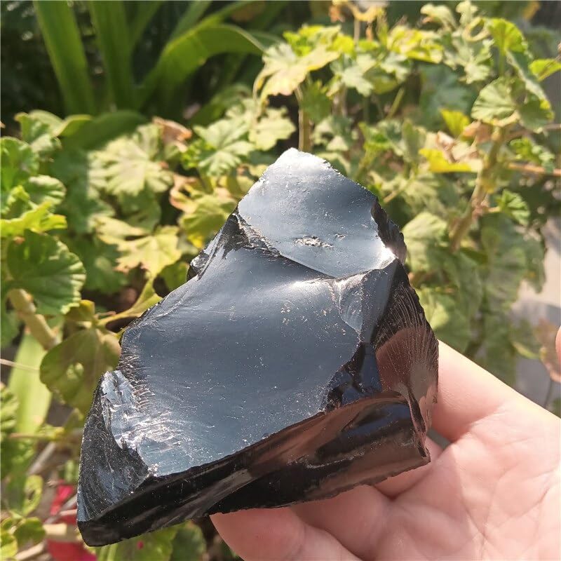 Quartz Stone Black Obsidian Quartz Obsidian Stone Ball Threns Black ...
