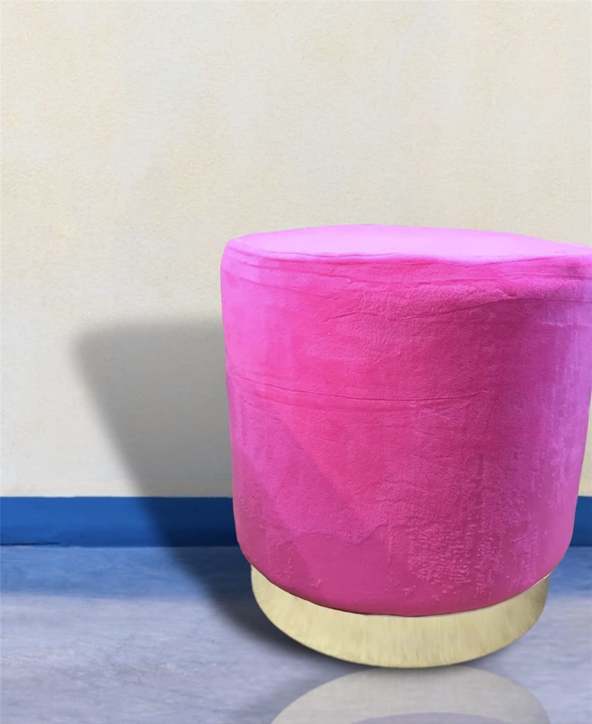 Shivam Home Decor's Drum Wooden Mudda, Ottoman, Pouffes, Sitting Stool ...