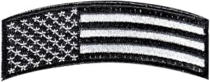 Amazon.com: USA Flag Rocker Tab 3.5 x 1.0 Hook Patch (ROC1) : Clothing ...