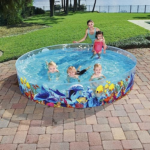 Snapklik.com : Bestway Sea Animals Theme Paddling Pool Kiddie Swimming Pool