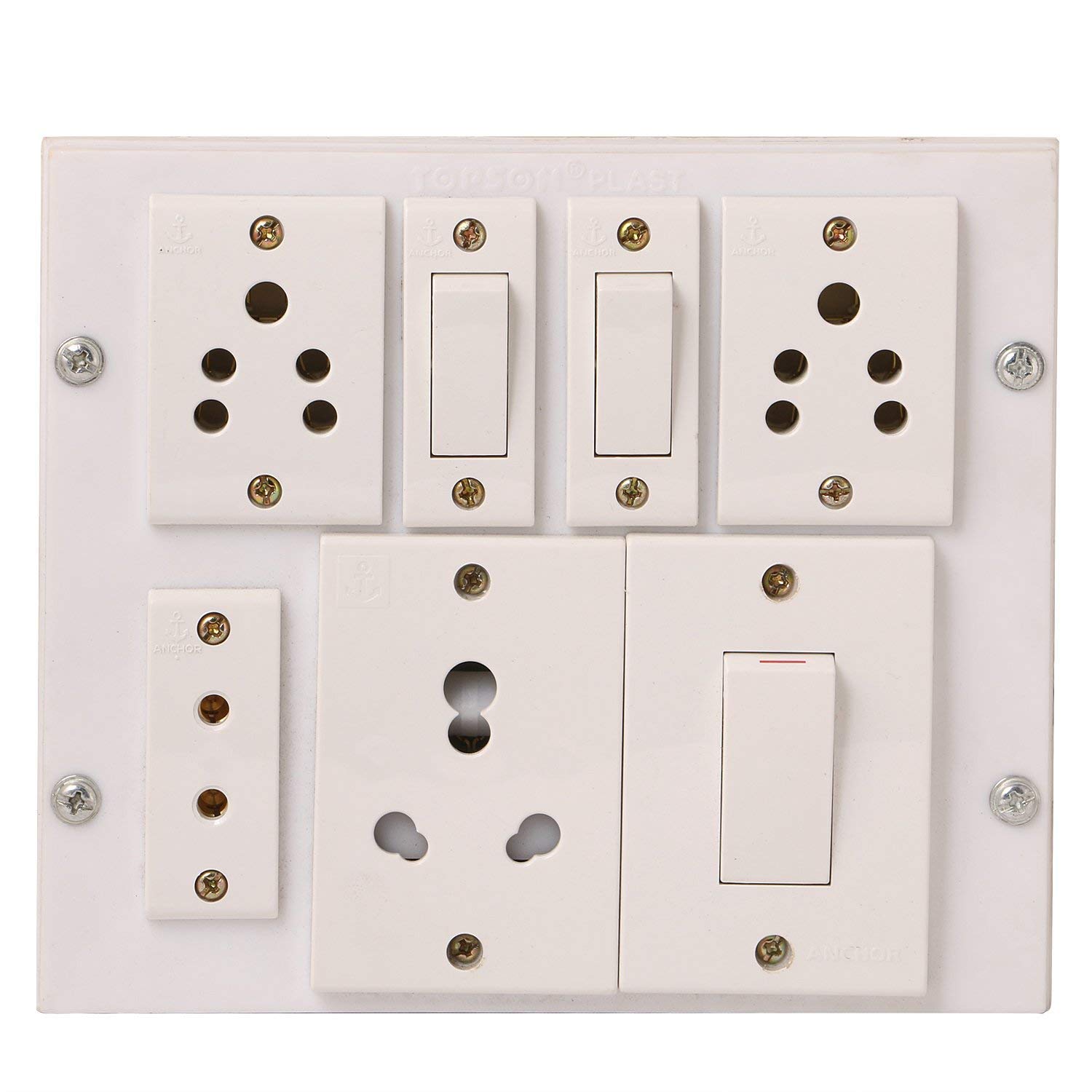 Buy INDRICO Power Strip Extension Multi Outlet Board Fitted with 3 ...
