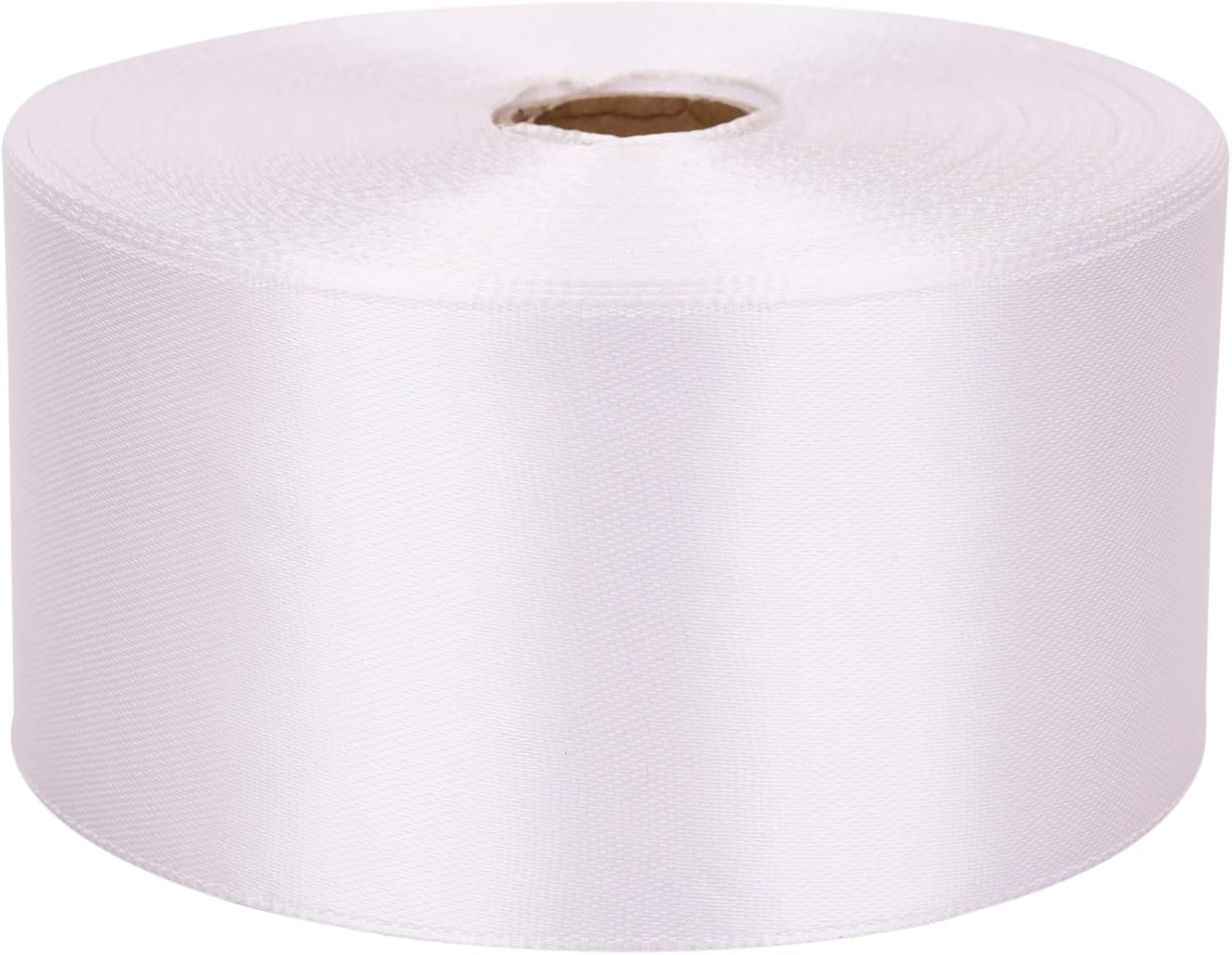 Amazon.com: Nsilu 2 inch White Satin Ribbon 50 Yards Solid Fabric ...
