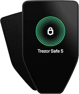 Trezor Safe 5 - Crypto Hardware Wallet with Secure Element & Passphrase, Color Touchscreen ...