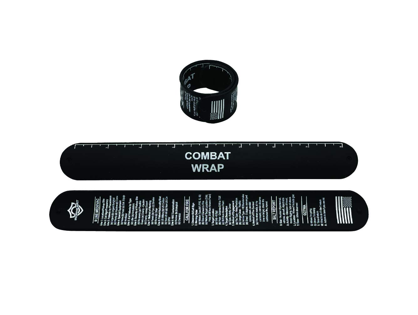 Amazon.com : Ironheart 9-Line Combat Wrap, Military 9-Line MEDEVAC Card ...