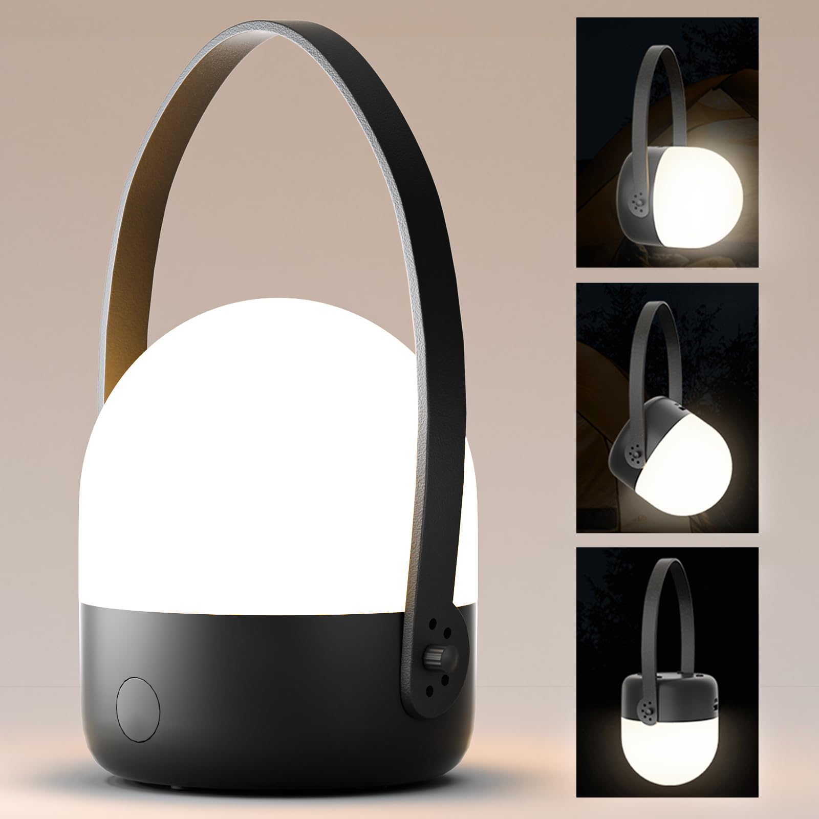 Amazon.com: Luxmann Portable Camping Lantern Lamp Rechargeable[Ultra ...