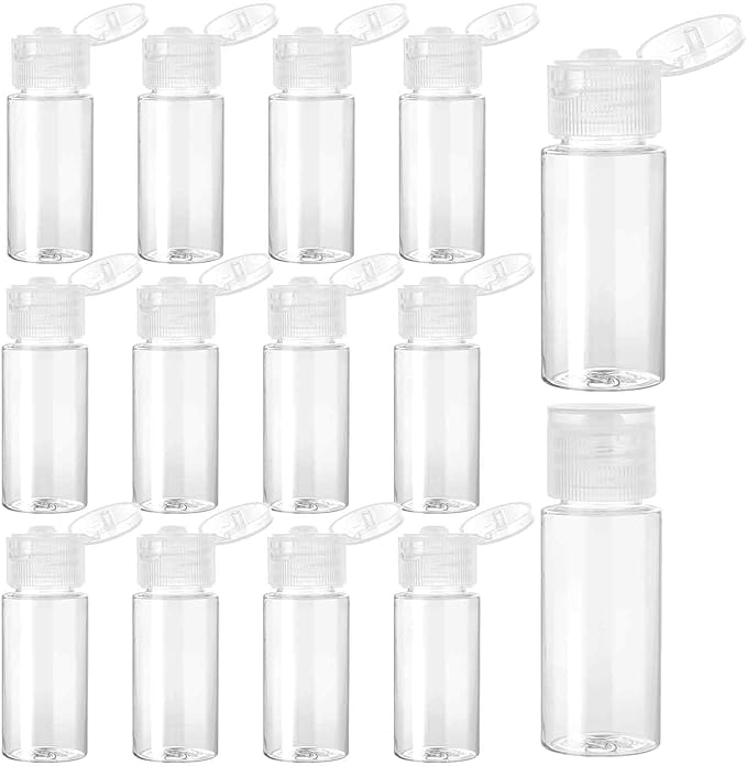 Amazon.com: Travel Size Make up Sample Containers, 12 Pieces Leak Proof ...