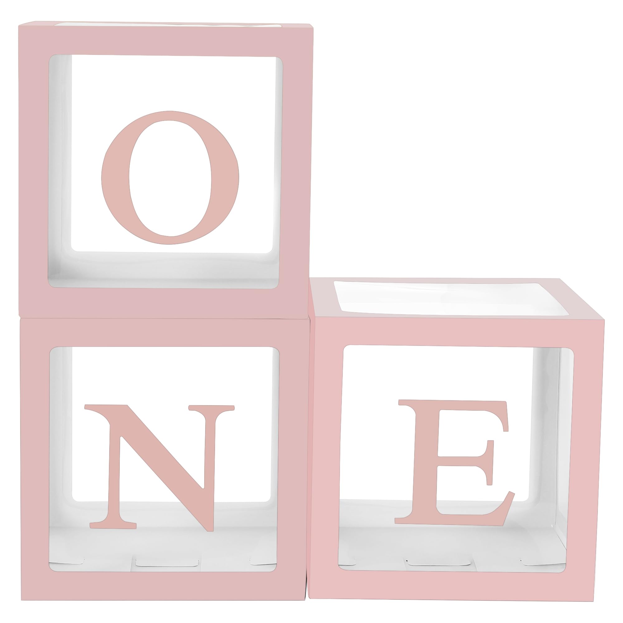 Amazon.com: HPLYEL One Boxes for 1st Birthday, 3PCS Balloon Boxes ...