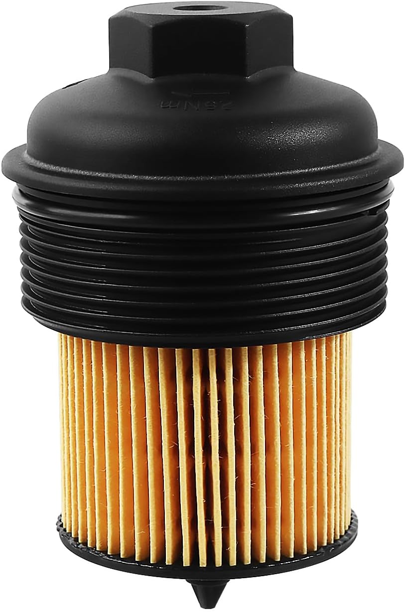 Amazon.com: Oil Filter and Cap Assembly, Replace 12605565, Compatible ...