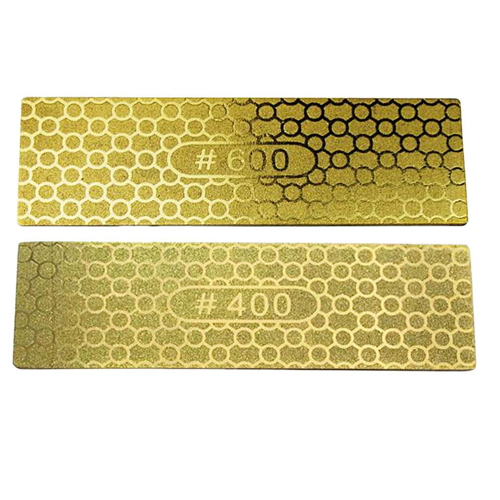 Buy 2pcs/Set Double Sided Surface Sharpening Stone Diamond Whestone ...