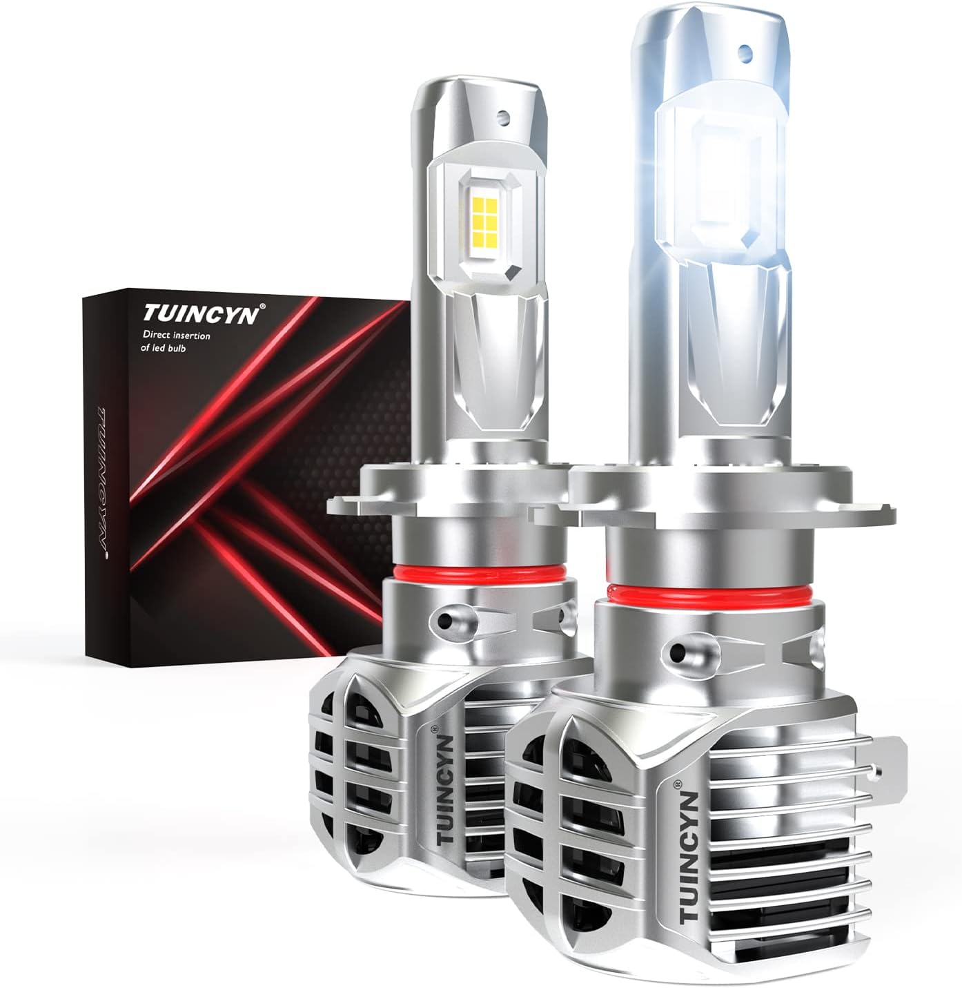 Amazon.com: TUINCYN H7 LED Bulbs, 120W 24,000LM 600% High Brightness ...