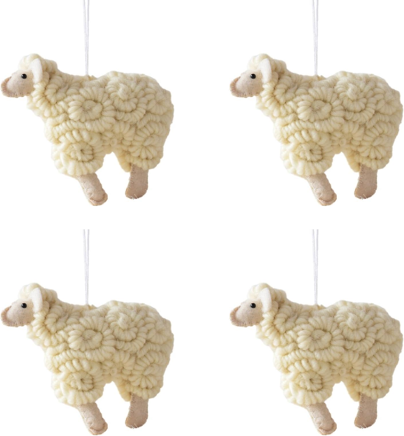 Amazon.com: Fashionhe Christmas Tree Pendant Hanging Home Sheep ...