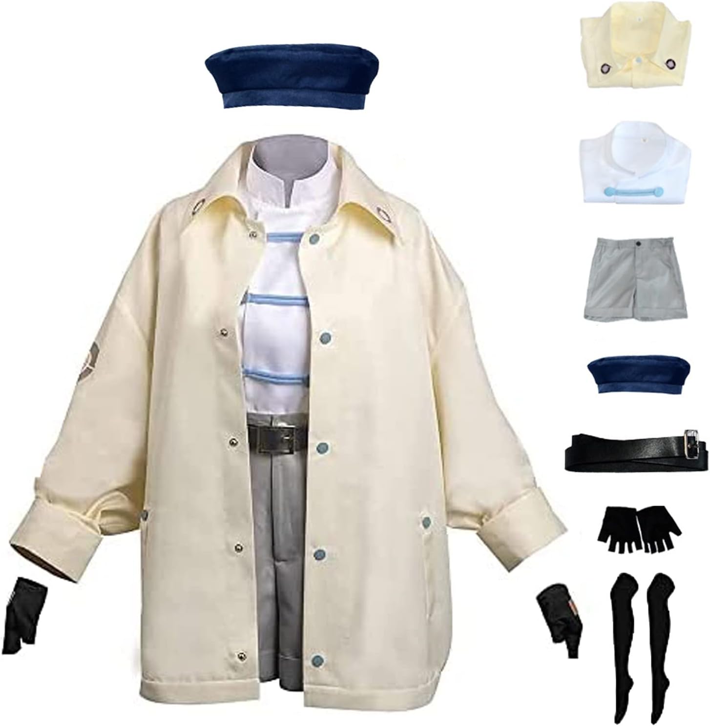 Amazon.com: UPUPCOS Anime Meryl Cosplay Costume Meryl Coat Jacket Cloak ...