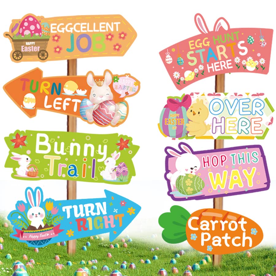 Bunny Hunt Signs Printable Easter Egg Hunt Kit | Made In A Day