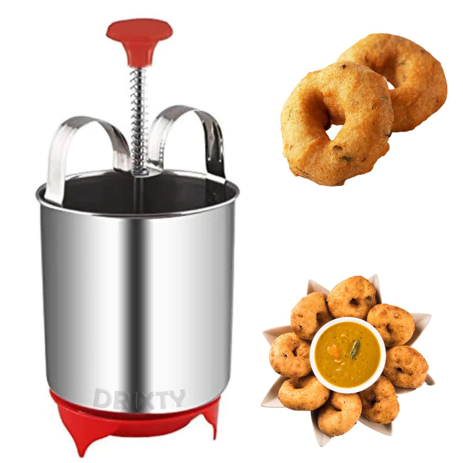 Buy DRIXTY Perfectly Shaped and Crispy Mendu Vada Maker: The Ultimate ...