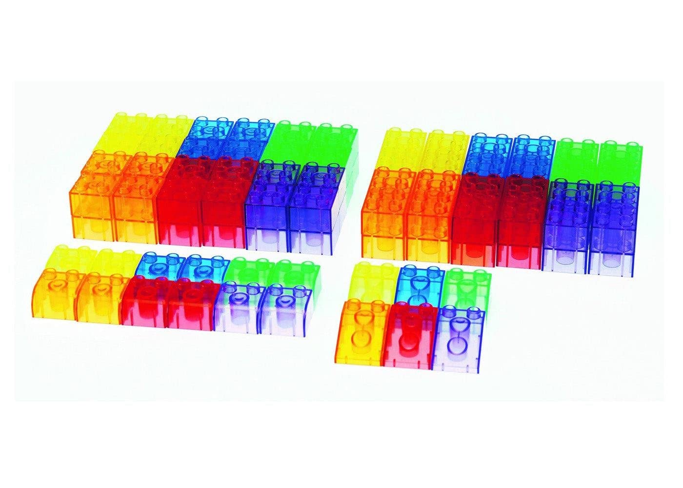Amazon.com: TickiT Translucent Module Blocks - Set of 90 - Translucent ...