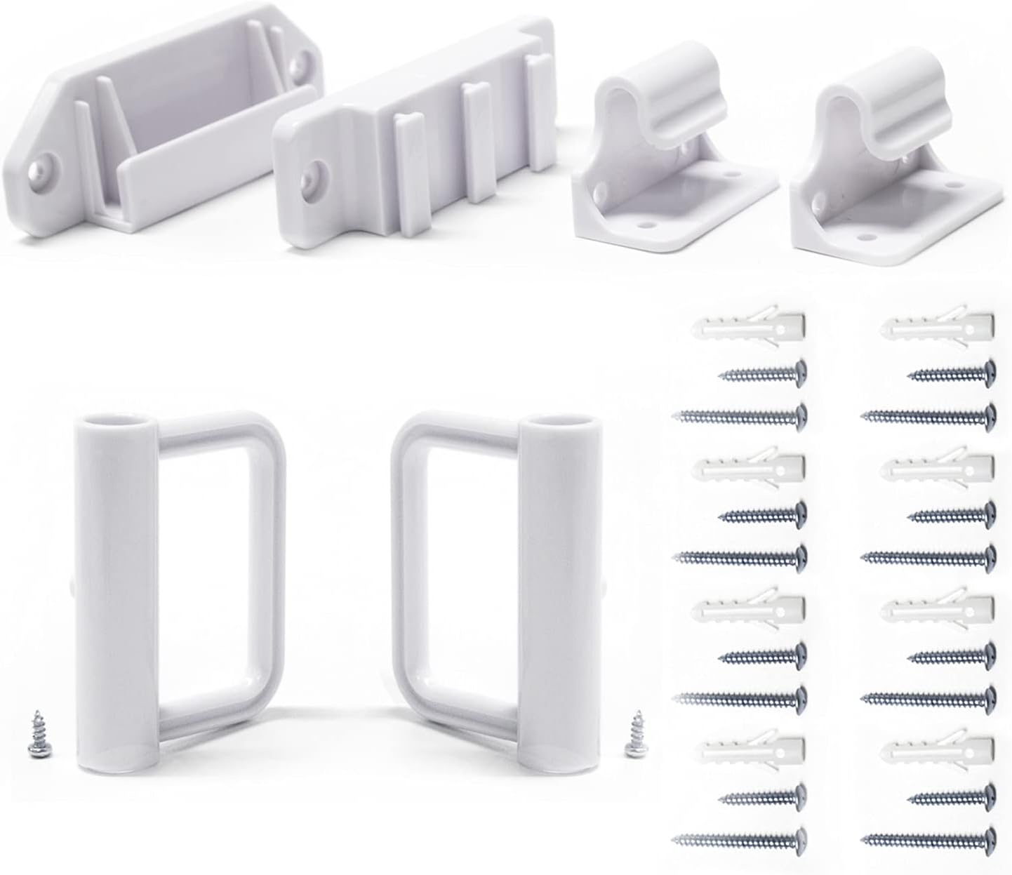 Amazon.com: WOMHOM Retractable Baby Gate Hardware Replacement Parts Kit ...