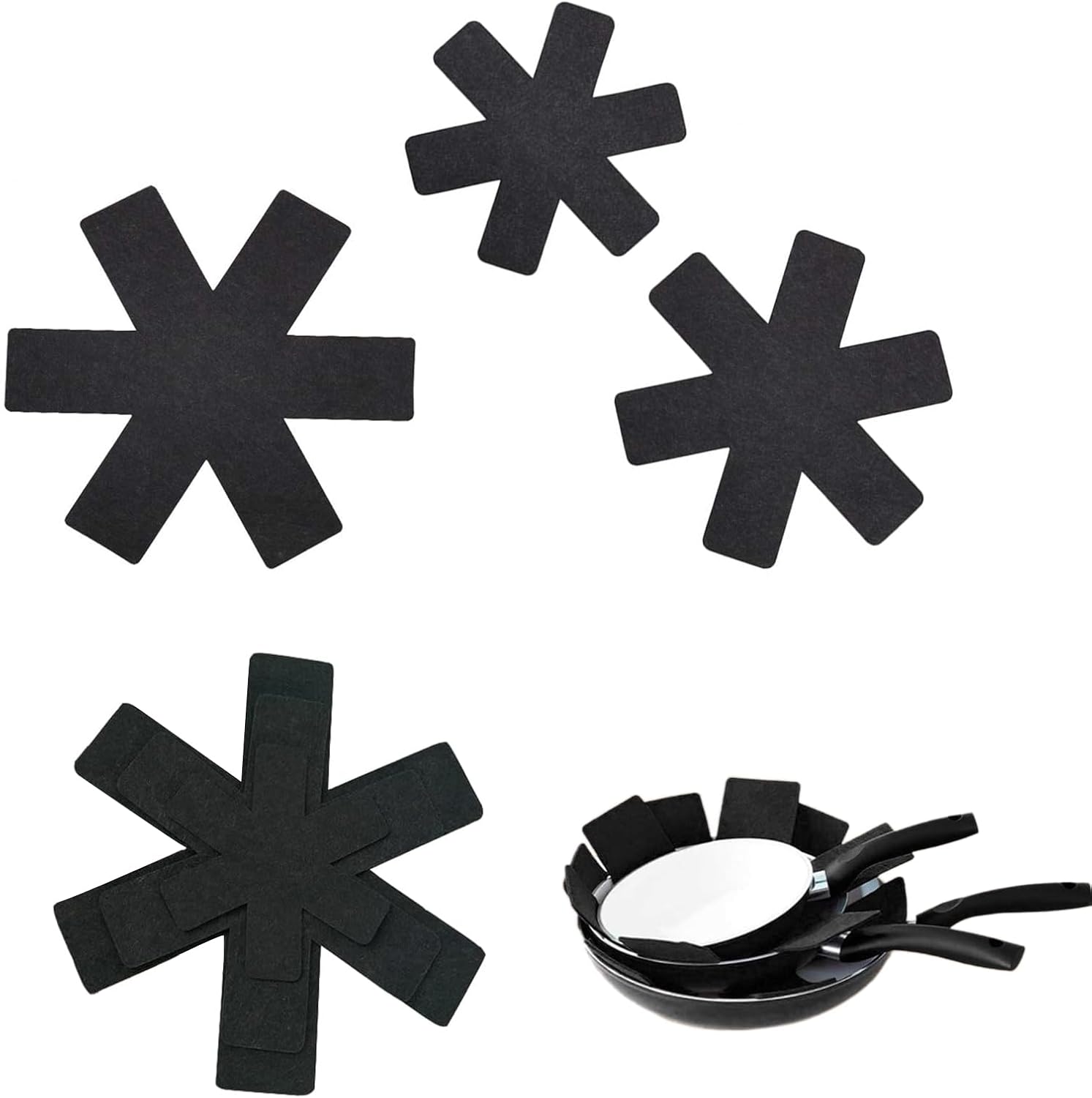Pan Protectors for Stacking - 6PCS Pan Protectors in 3 Sizes (20/30 ...