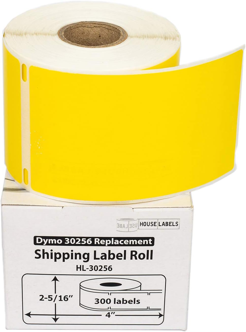 Amazon.com : 6 Rolls Yellow Large Shipping Labels, Compatible with DYMO ...