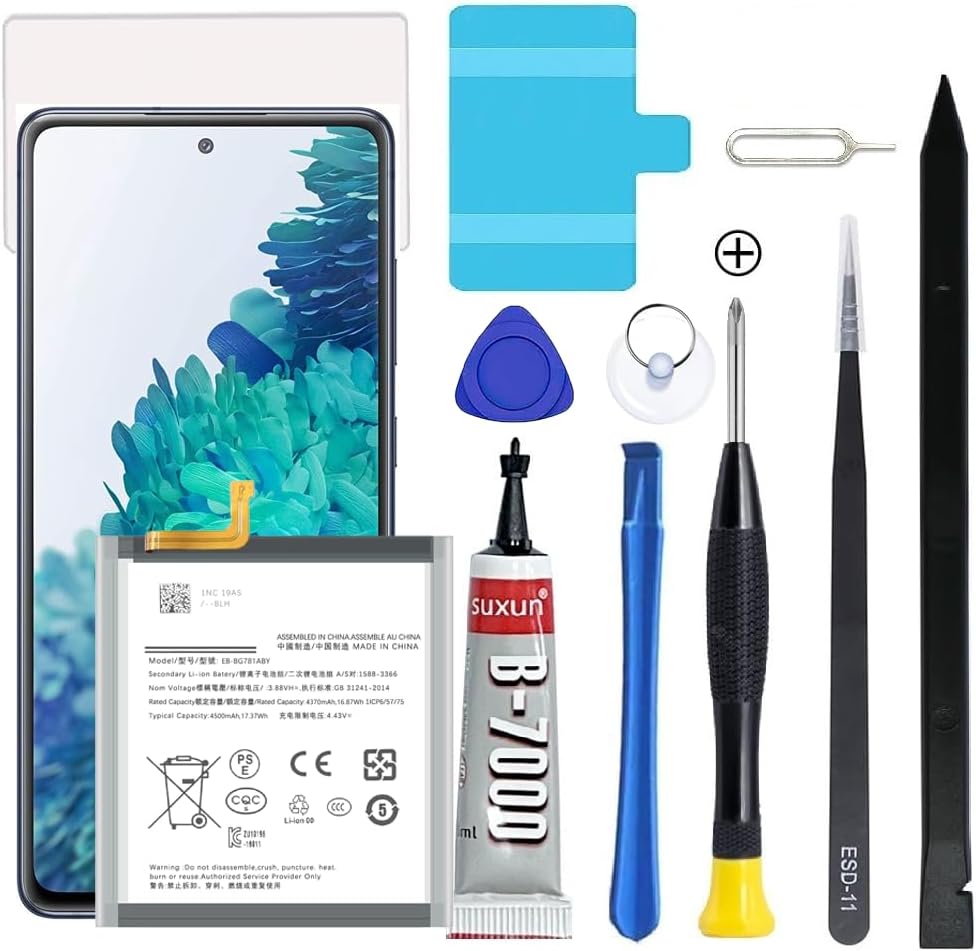 Amazon.com: AFSONGOO Galaxy S20 FE Battery, Battery Replacement for ...