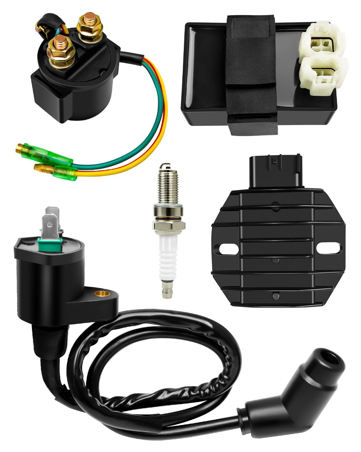 Amazon.com: CDI Box Ignition Coil Kit Fit for Honda Recon 250 1997-2021 ...