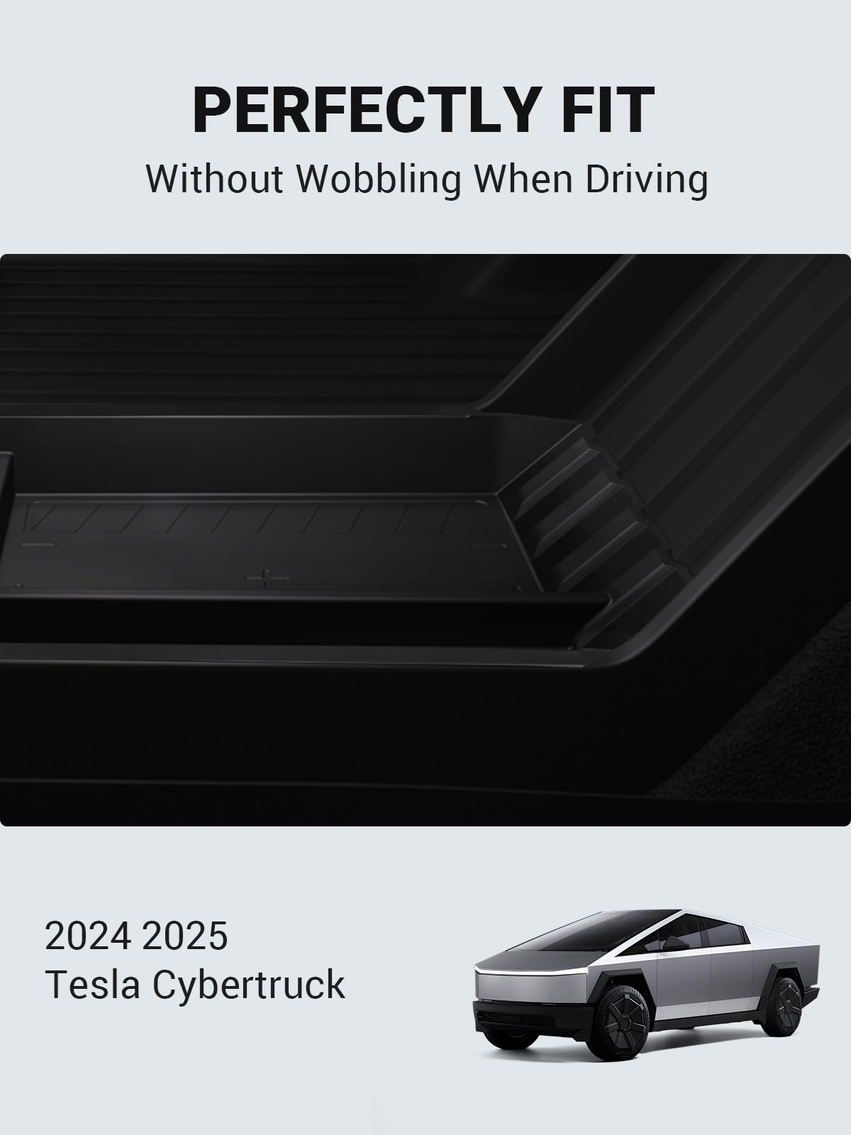 Snapklik.com : Tesla Cybertruck Lower Center Console Organizer Tray ...