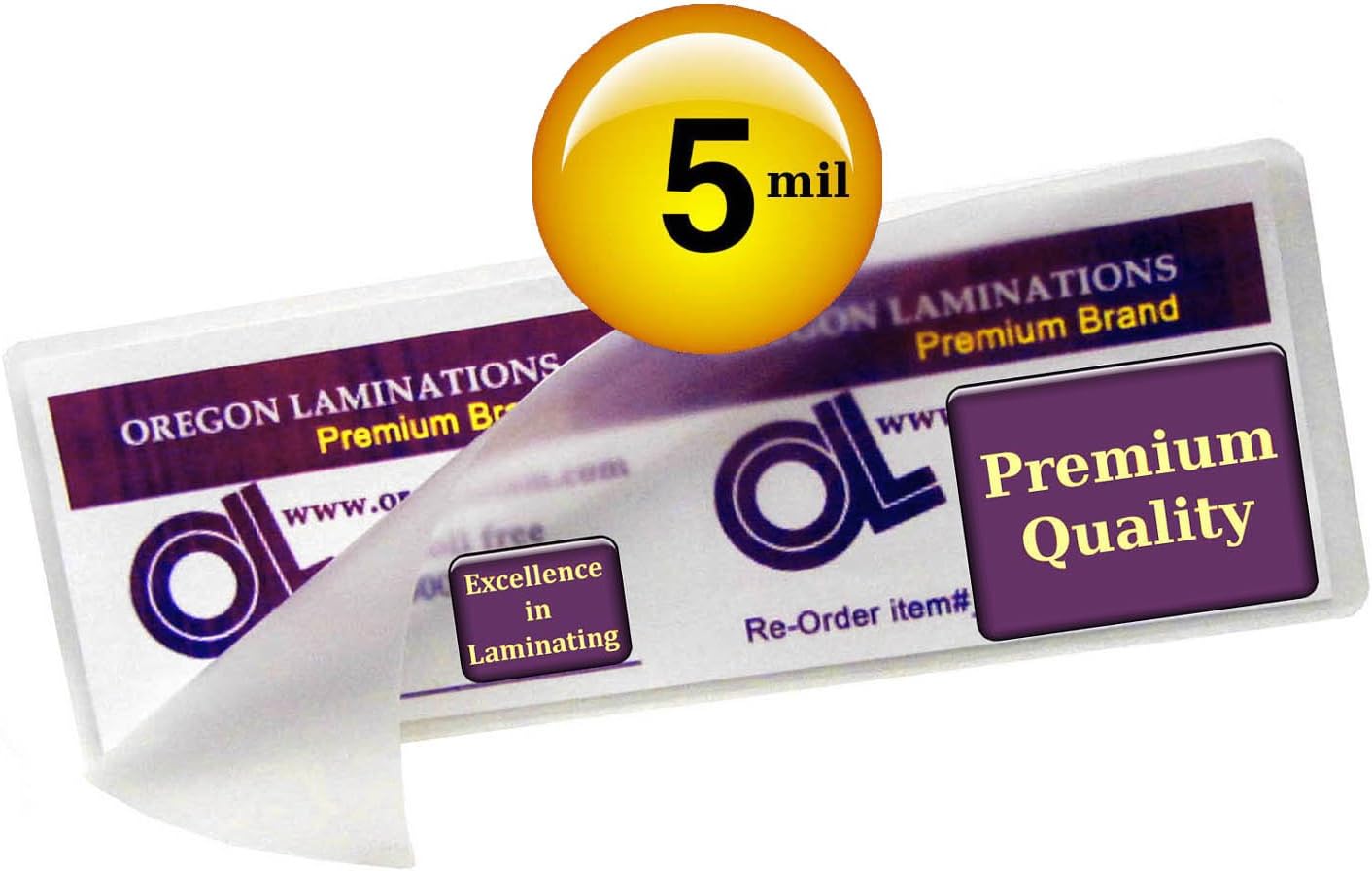 Amazon.com : Oregon Lamination Premium Memorial Bookmark Laminating ...