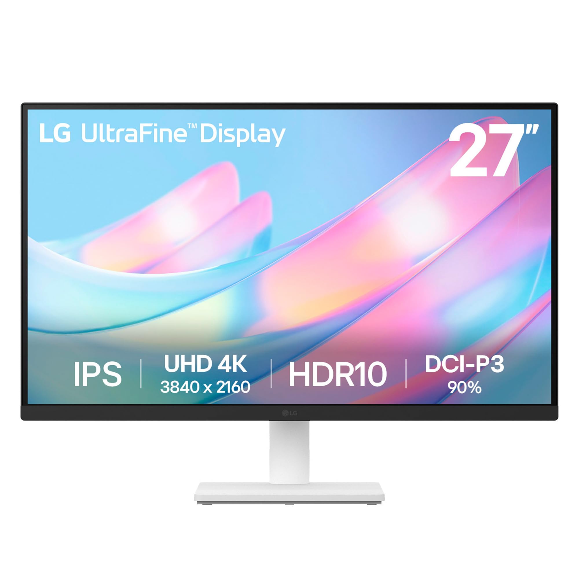 LG Monitor 27US500-W UHD (3840 x 2160) 27" IPS Refresh Rate 60 Hz ...