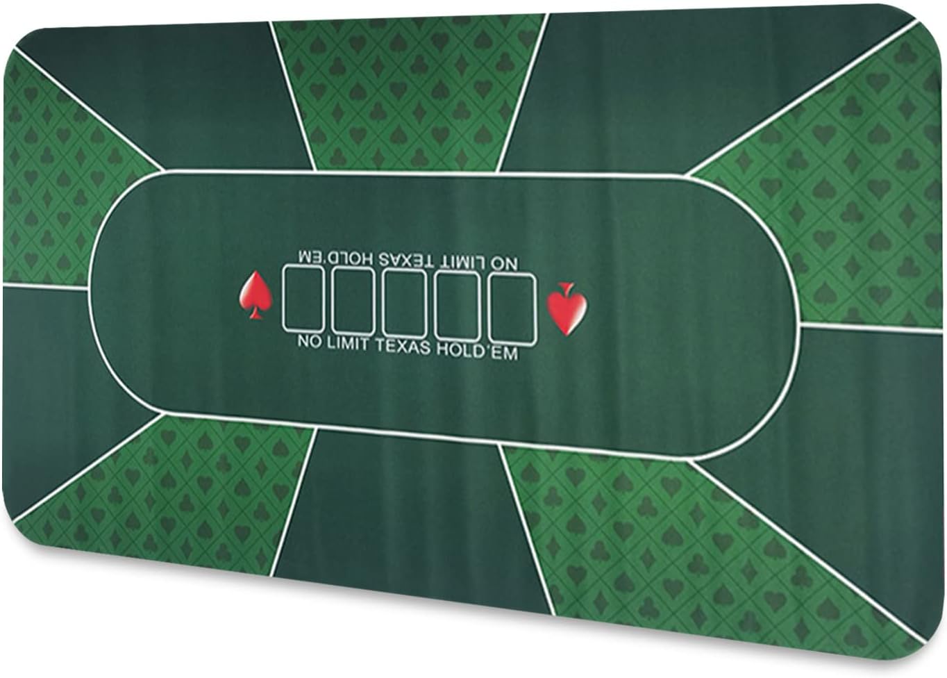 Amazon.com: Cifupy Poker Mat - 71x35in/47x24/94x47 in Poker Top Mat ...