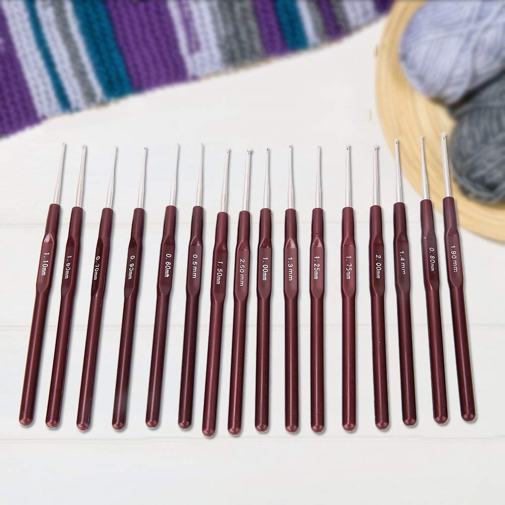 Snapklik.com : Crochet Hook Set,Stainless Steel Crochet Needle,Small ...