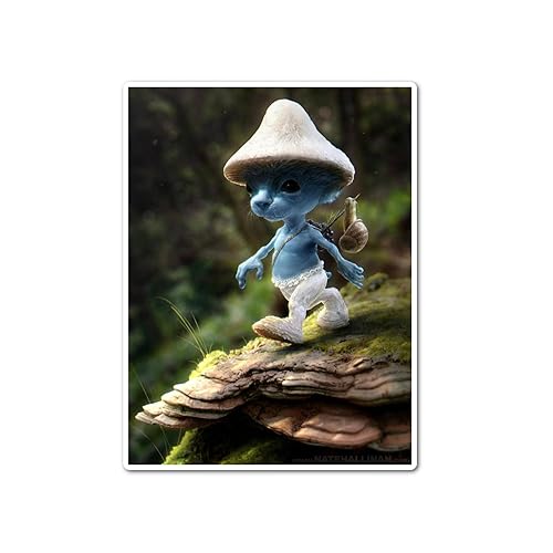 Amazon.com: Smurf Cat Walking In Nature Sticker : Electronics