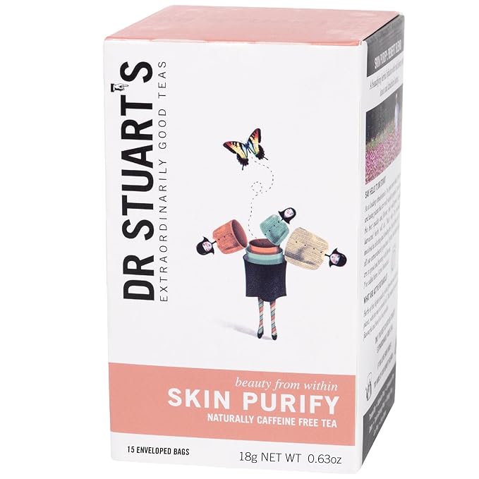 Amazon.com : Dr Stuart's Skin Purify Tea Bags | 15 Tea Bags (18g ...