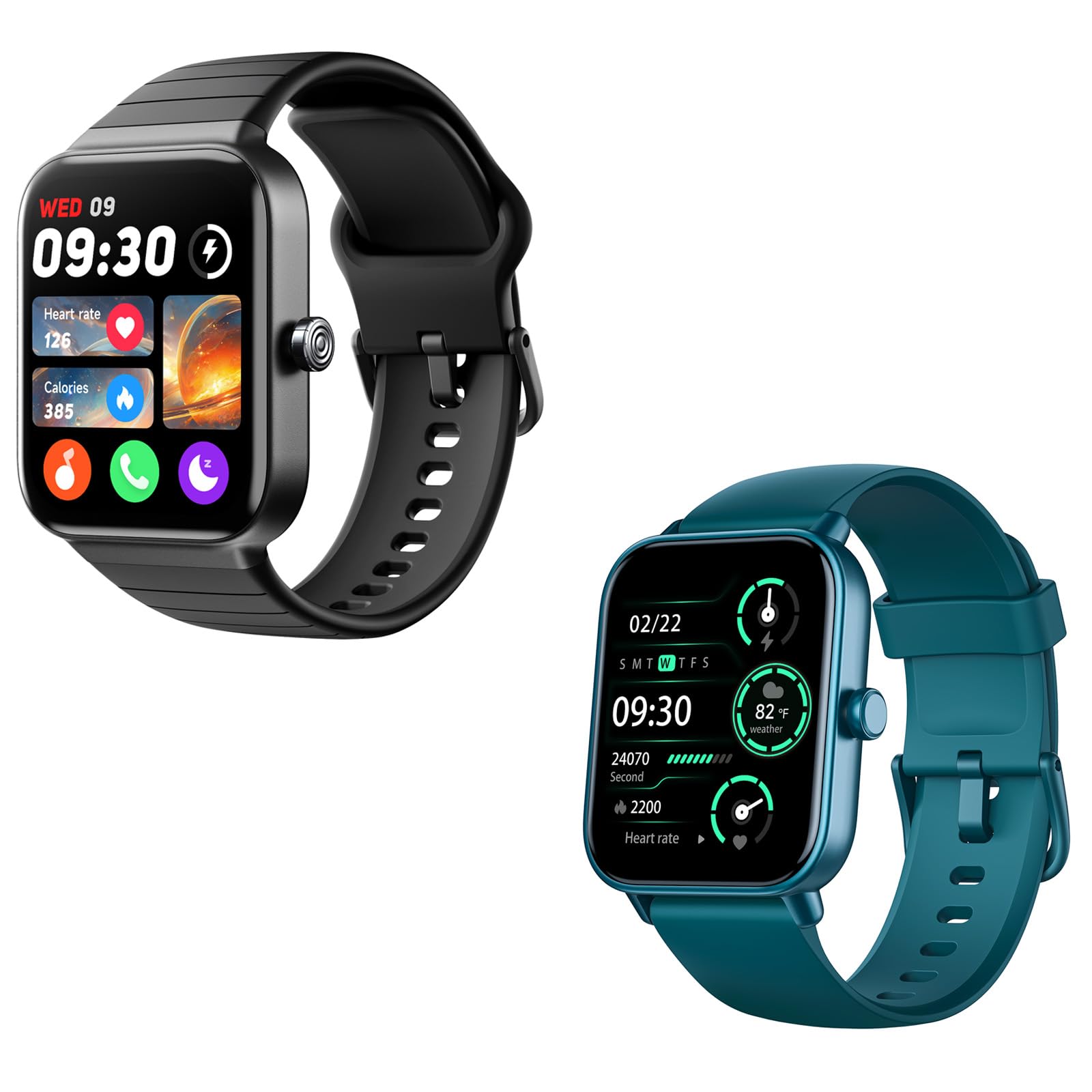 Amazon.com: Fitpolo Smart Watch for Men Women,1.8” Touchscreen ...