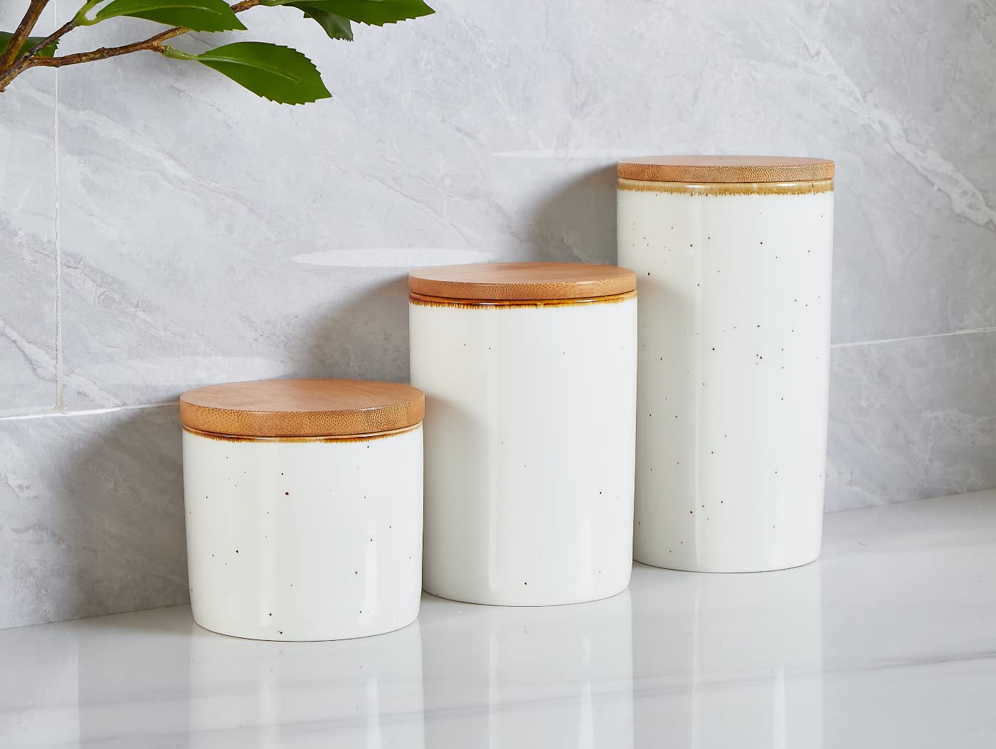 Snapklik.com : ONEMORE Ceramic Canisters Set For Kitchen Ceramic ...