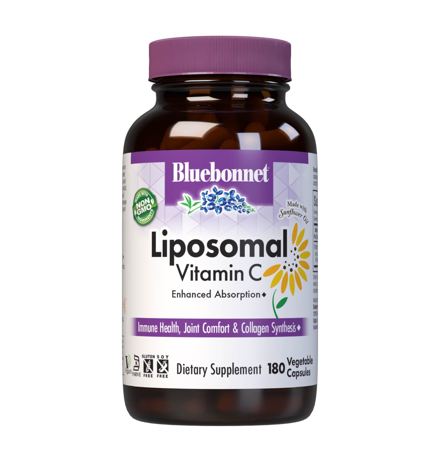 Amazon.com: Bluebonnet Nutrition Liposomal Vitamin C 1000 mg, Made with ...