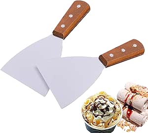 Amazon.com : Qichksum Commercial 2PCS Ice Cream Spatula, Stainless ...