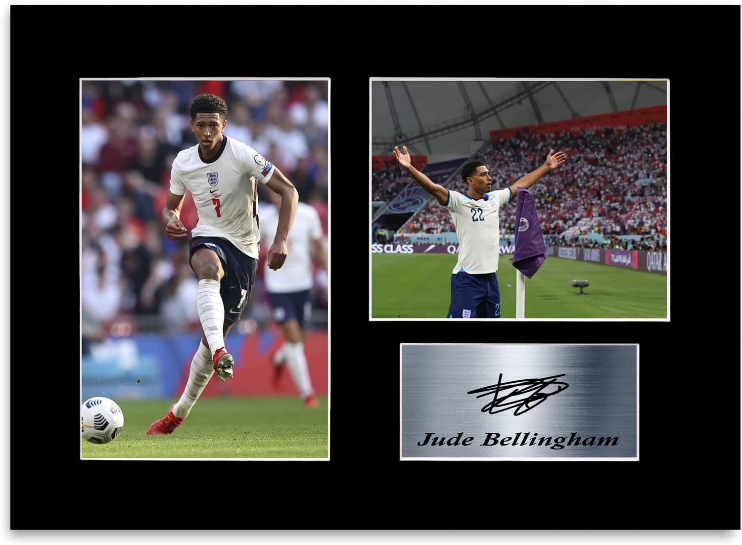 Jude Bellingham England Football Player Signed Printed Autograph Photo ...