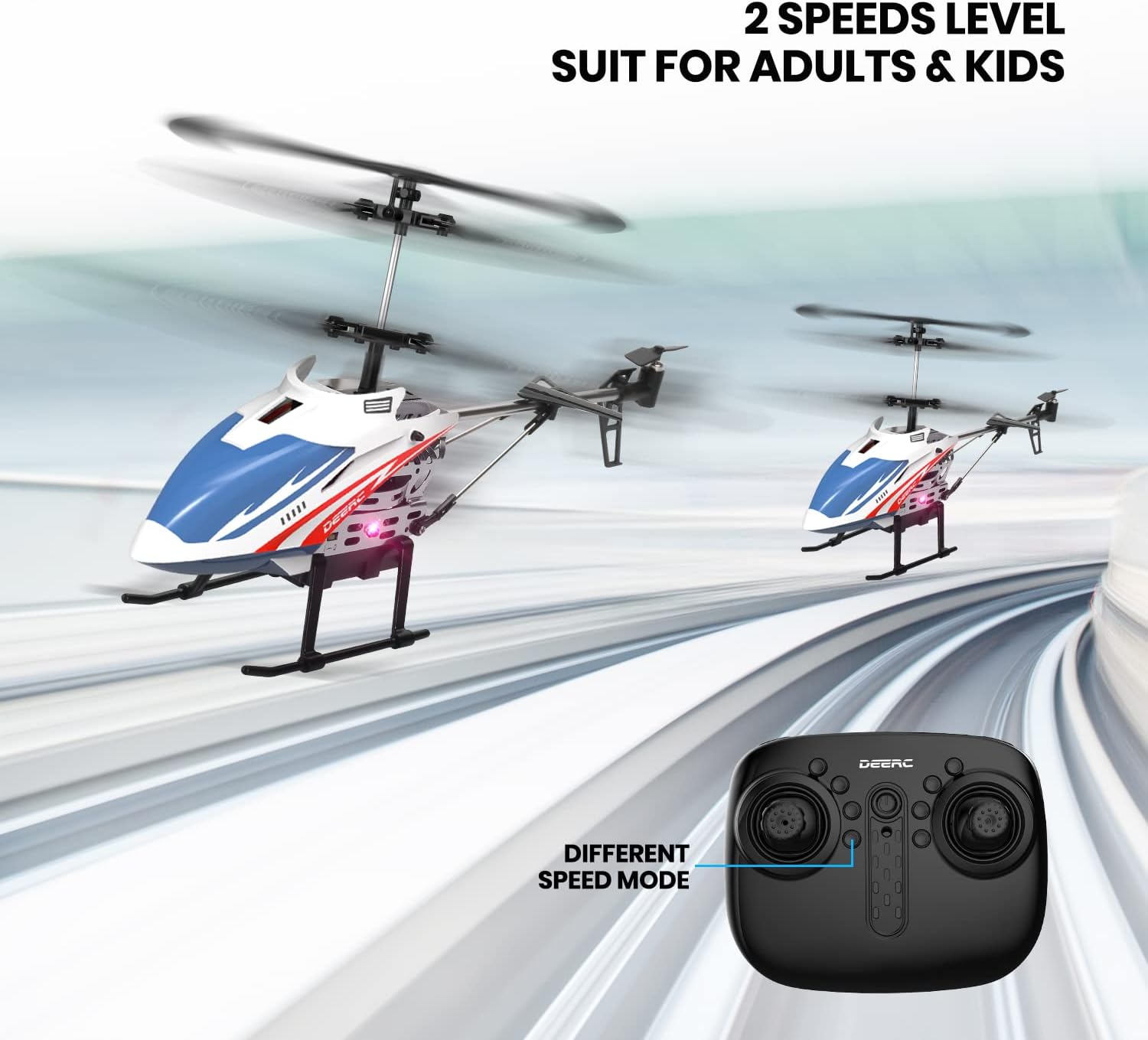 Buy DEERC DE54 Altitude Hold RC Helicopters,Remote Control Helicopter ...