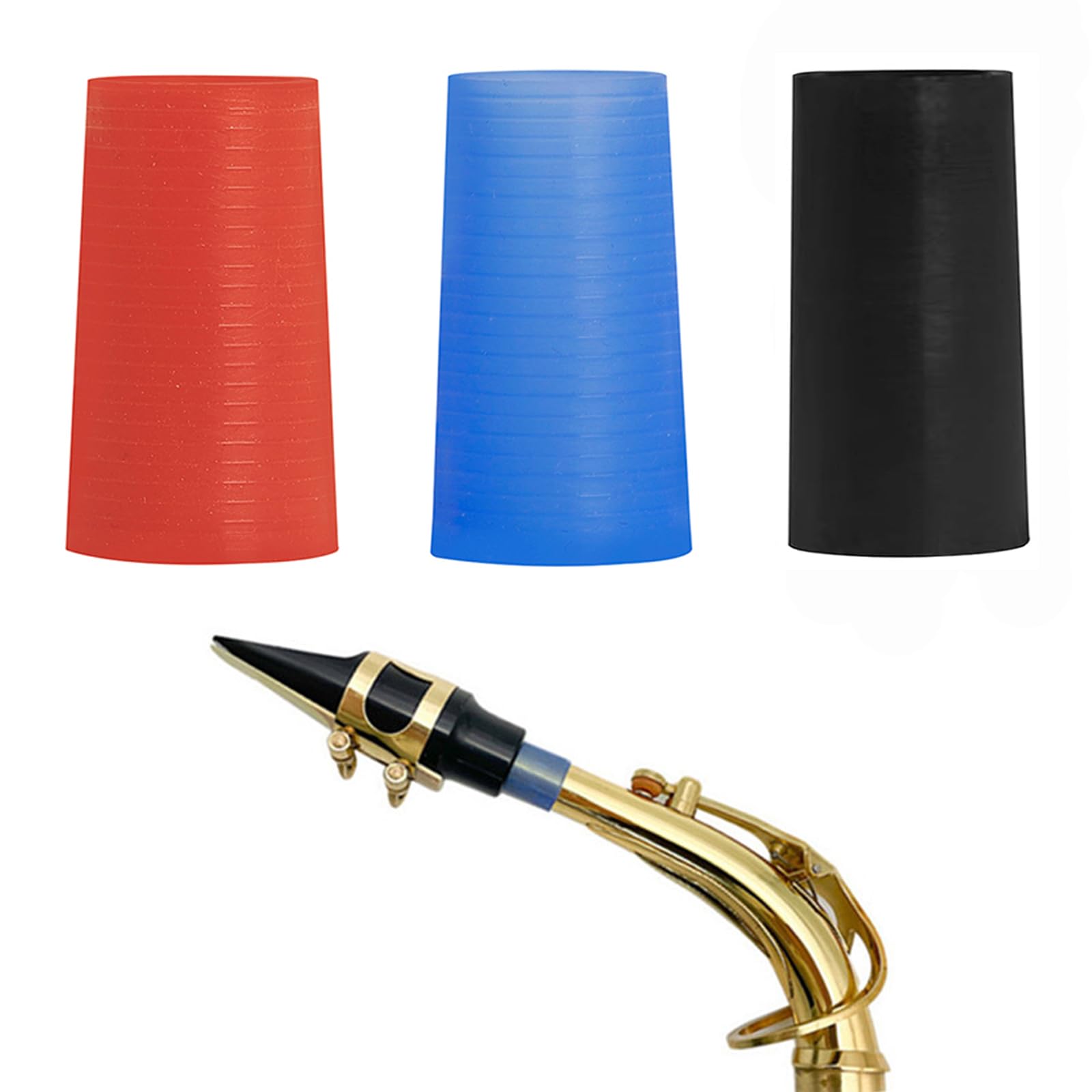 Amazon.com: Alto Sax Neck 3Pcs, Multicolour Saxophone Neck Cork Sleeve ...