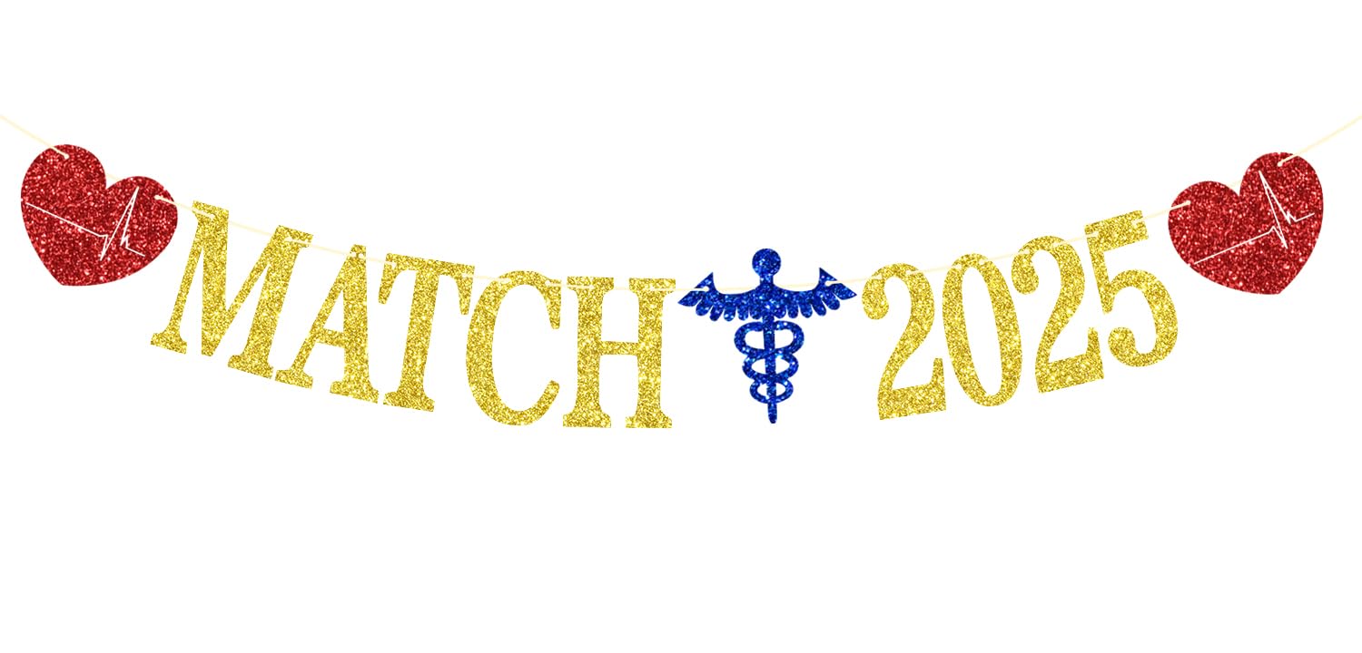 Amazon.com: Match 2025 Banner, Happy Match Day Banner, Residency Match ...