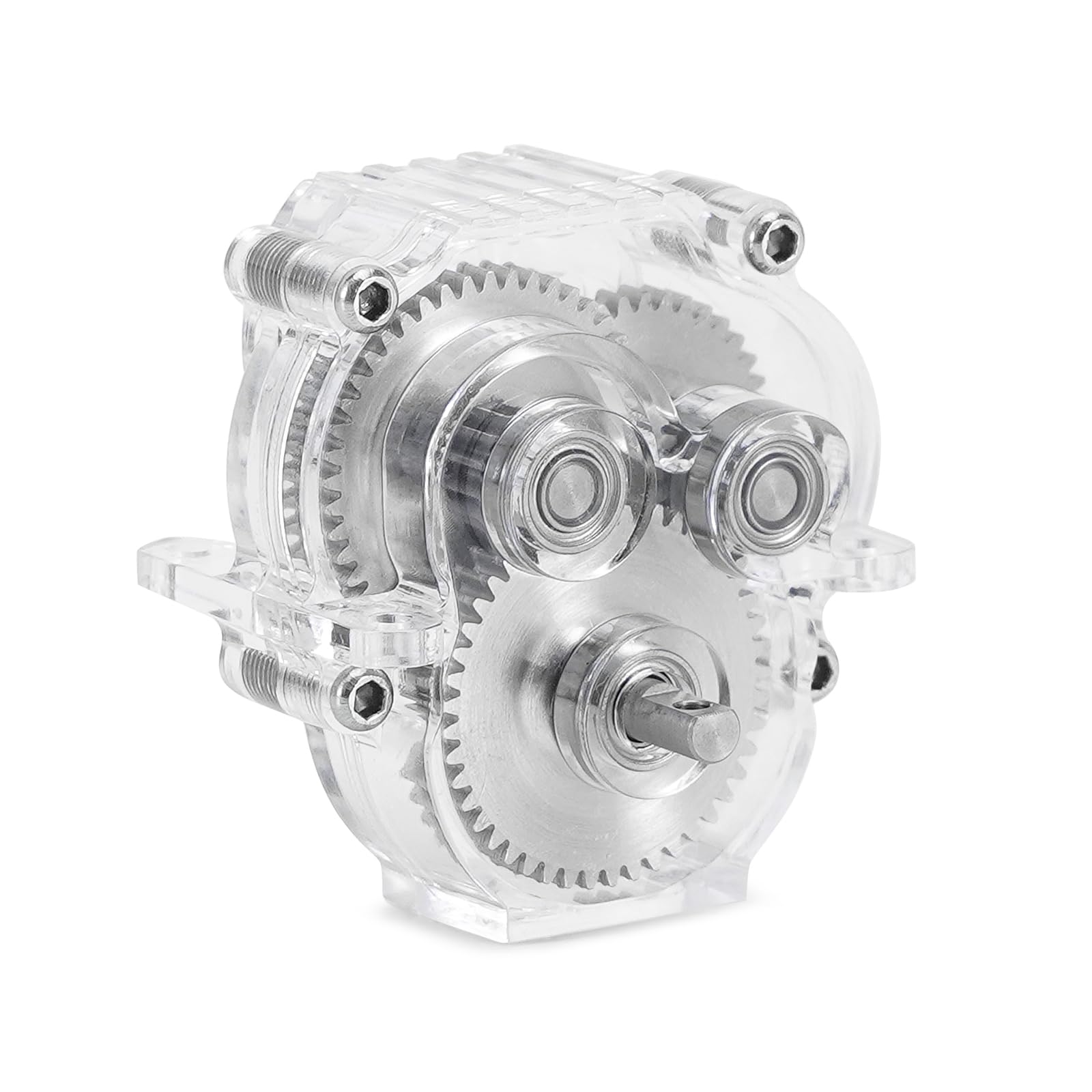 Amazon.com: INJORA Acrylic Complete Transmission with Underdrive Gears ...