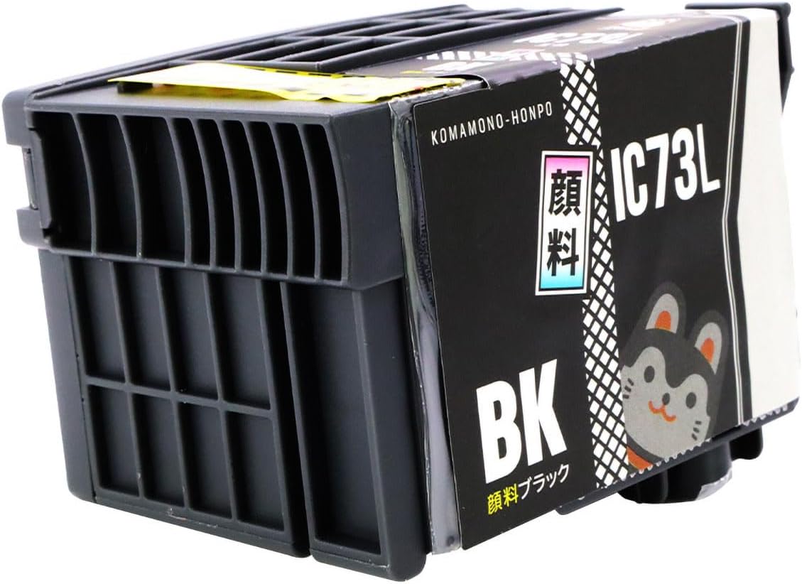 Amazon.co.jp: こまもの本舗 エプソン対応インク ICBK73L 互換インク ブラック 顔料 増量 ISO認証工場製造 [対応機種] PX-K150 PX-S155 : パソコン・周辺機器