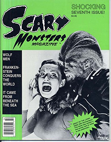Scary Monsters Magazine 7 I WAS A TEENAGE WEREWOLF Deadly Earnest THE ...
