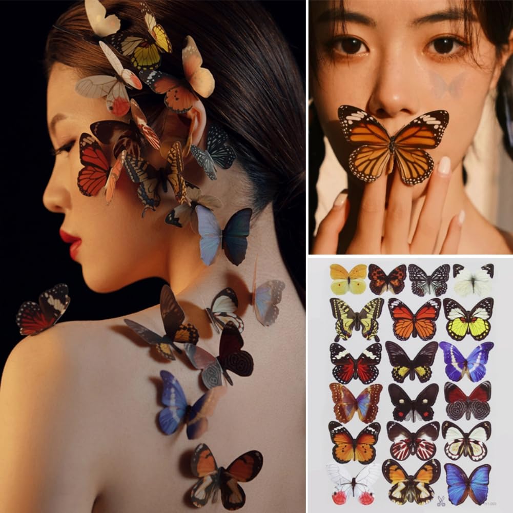 Colorful Butterfly Makeup Ideas
