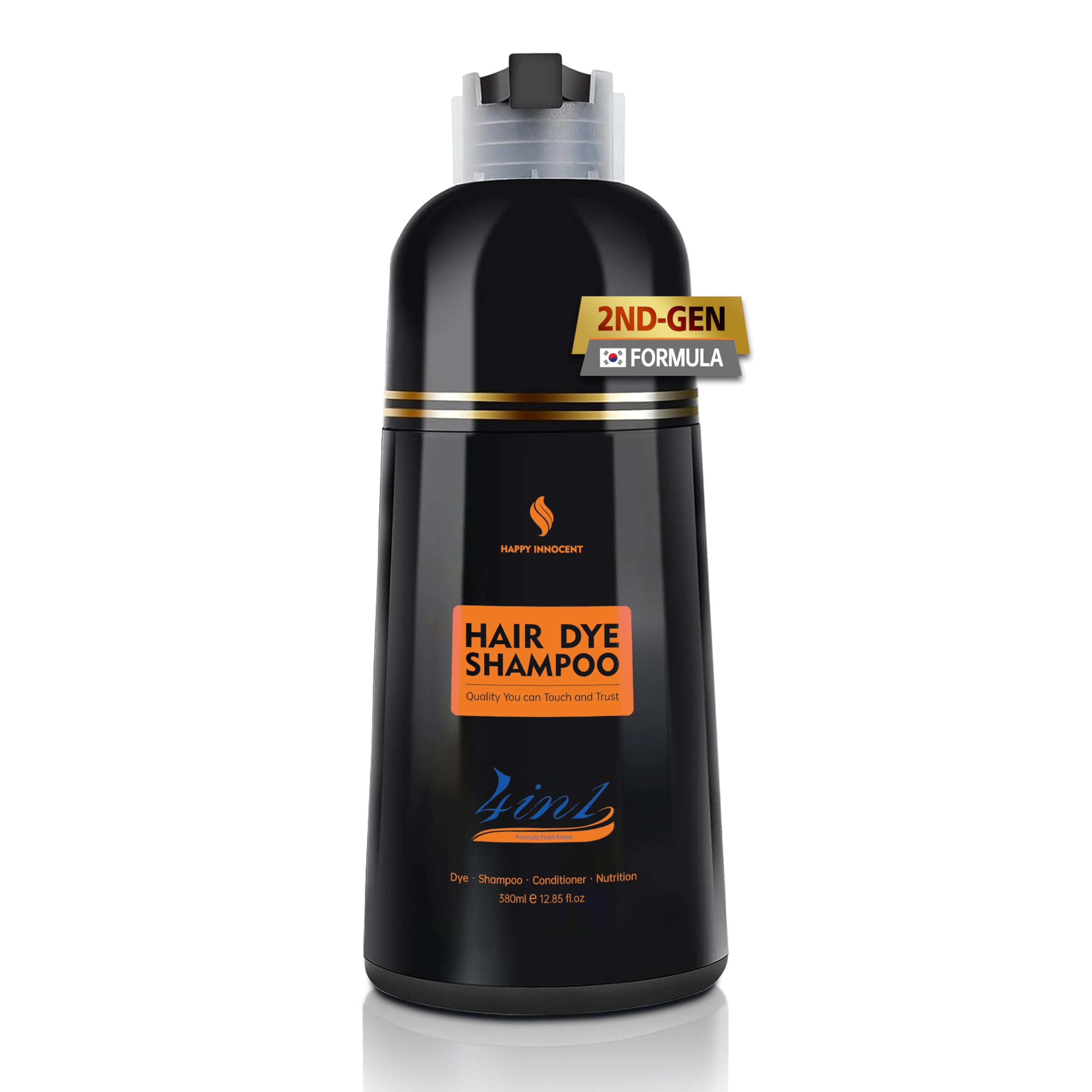 Amazon.com : Happy Innocent Long Lasting Natural Hair Dye Shampoo for ...