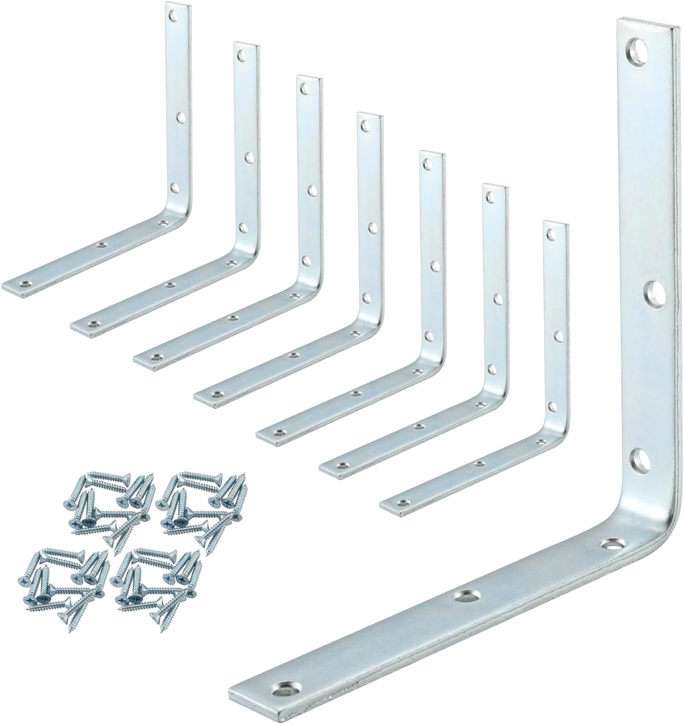 Amazon.com: 40 Pack L Bracket Corner Braces, Small Metal L Brackets for ...