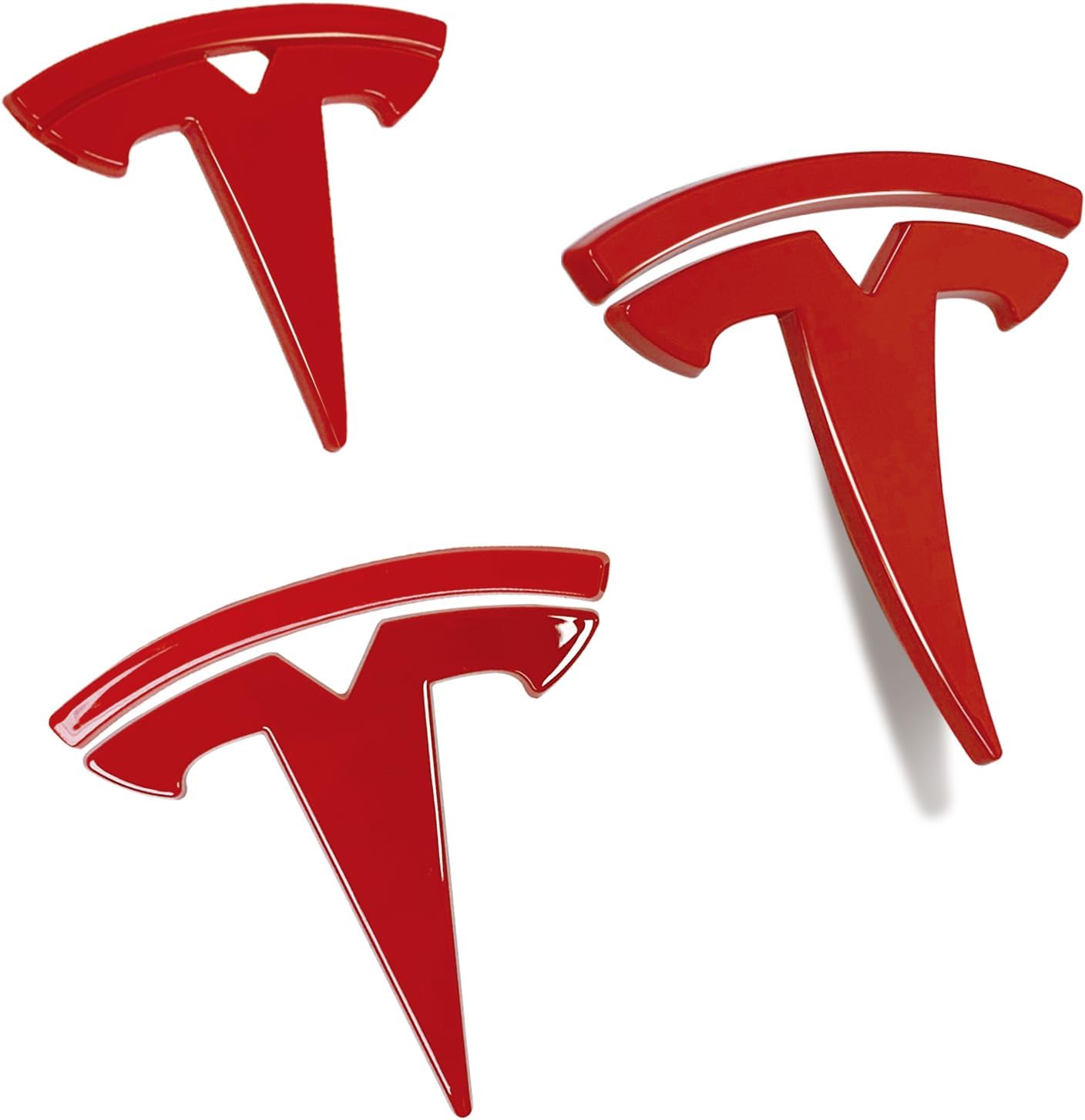 Amazon.com: Rongxu auto Tesla Model 3 Logo Cover Sticker Front Trunk ...