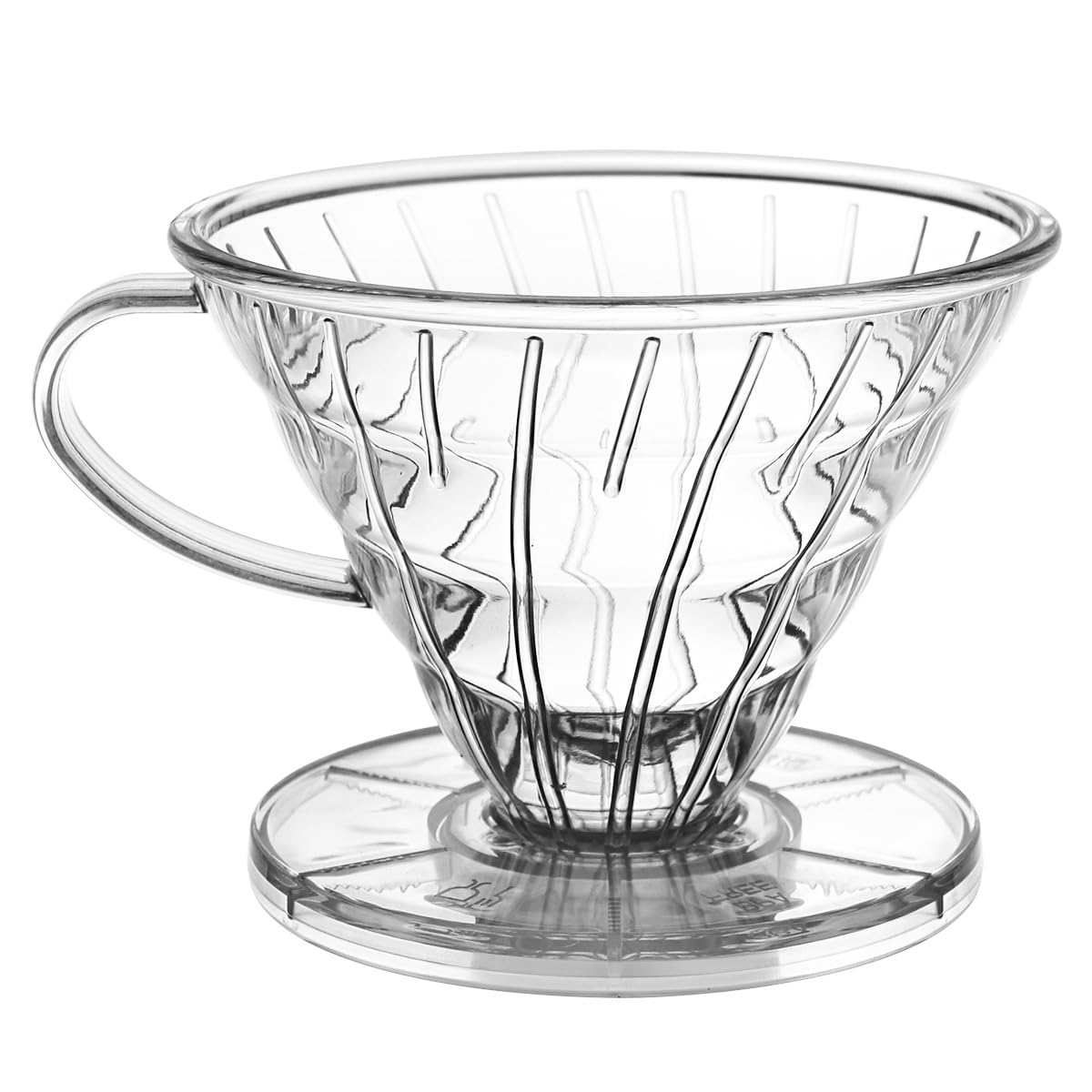 Proxima Direct V60 Plastic Coffee Dripper, Size 02, Clear, 1-4 Cups ...
