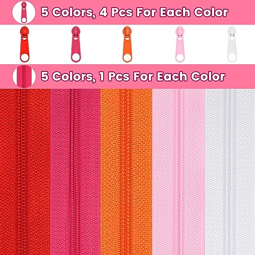 DOITEM 3 mm Zippers 14 m Nylon Endless Zip Set with Slider and Zip for ...