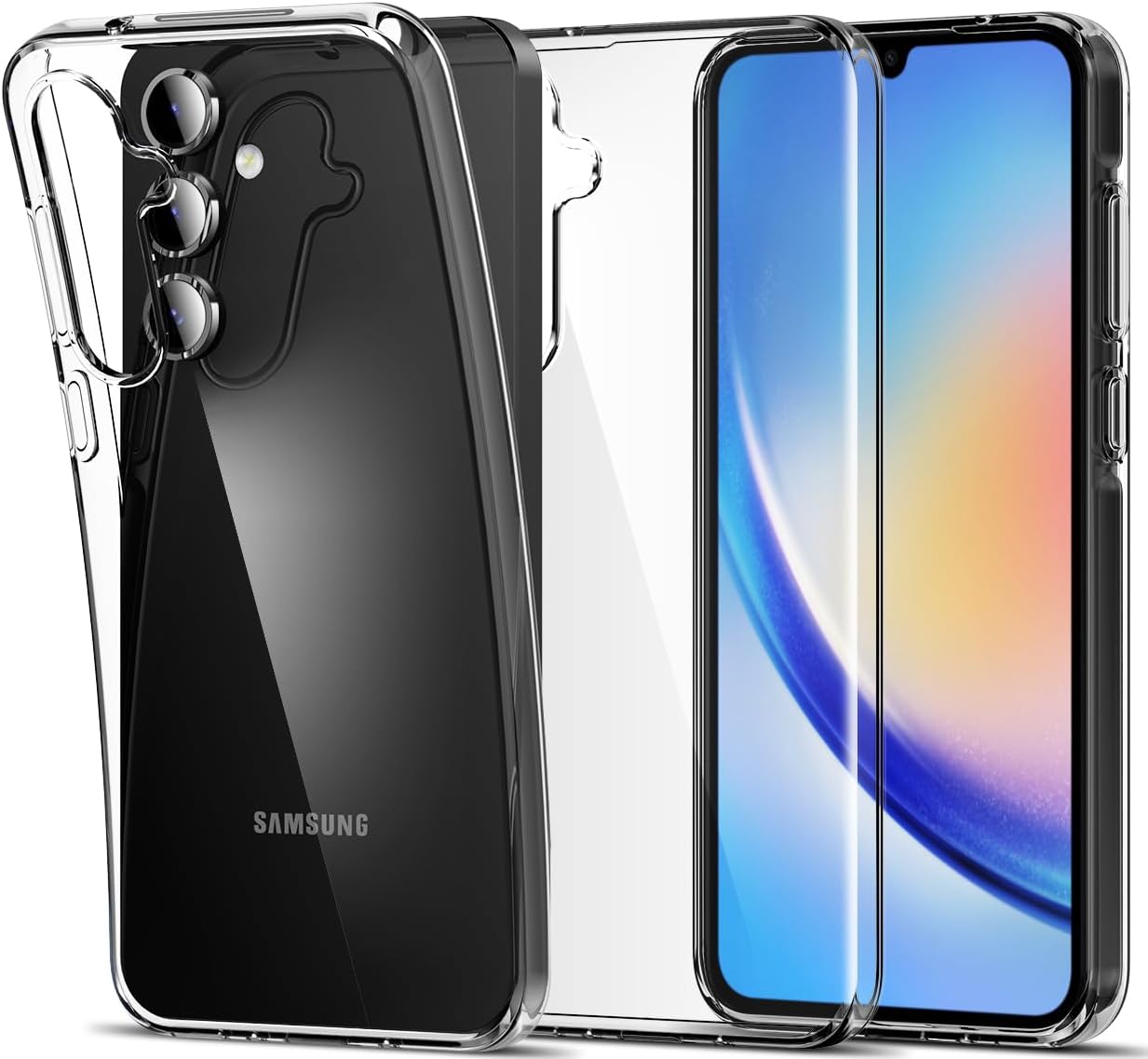 Amazon.com: Aeska Clear Case for Samsung Galaxy A35, Ultra [Slim Thin ...